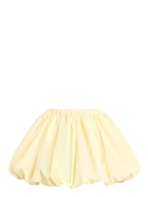 Patou Elasticated Bloomer A-line Mini Skirt - Yellow