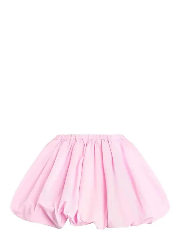 Patou Elasticated-waist A-line Mini Skirt - Pink