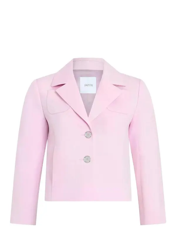 Patou Tailored Buttoned Jacket - Pink