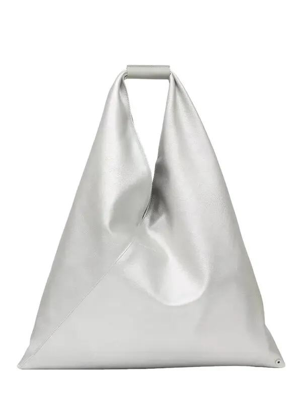 MAISON MARGIELA Japanese Triangular Folded Tote Bag - Silver