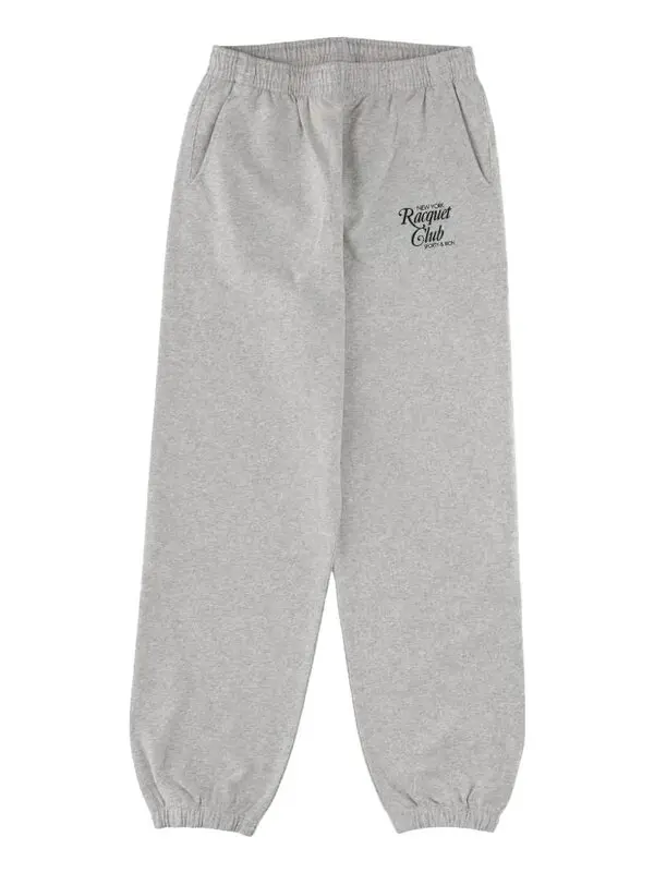 SPORTY & RICH Graphic Trousers - Grey