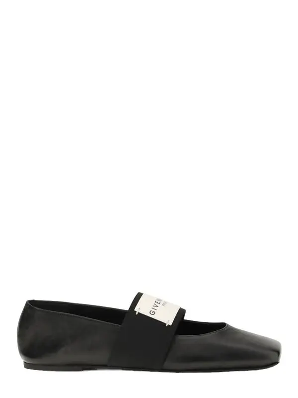 Givenchy Sliced Square Ballet Flats - Black