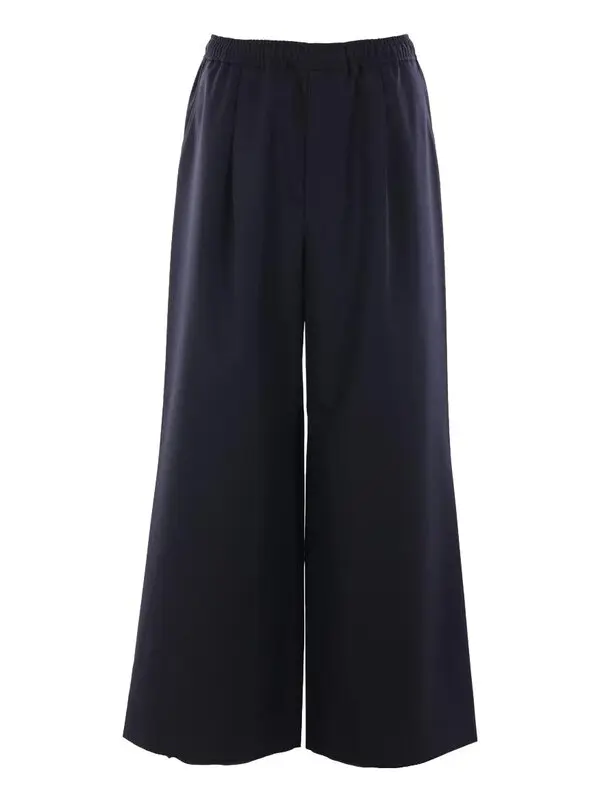 Comme Des Garçons Wide Leg Trousers Hop012s252navy - Blue