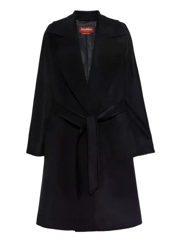 Max Mara Belted Coat - Black