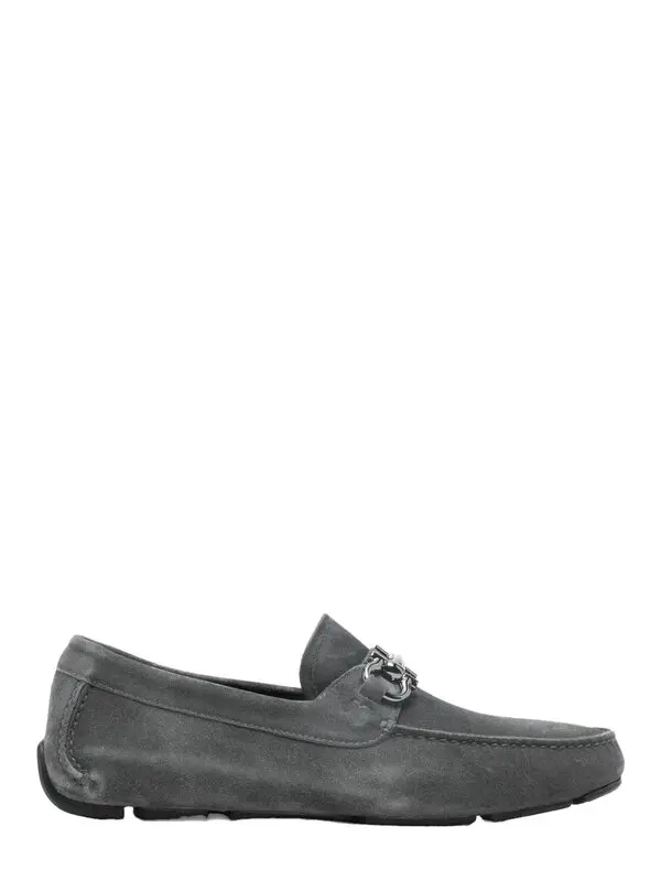 FERRAGAMO Gancini Loafers - Grey