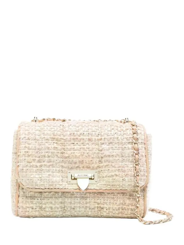 ASPINAL OF LONDON Lottie Tweed Crossbody Bag - Neutrals