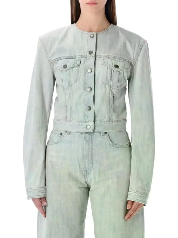 HAIKURE Shirley Buttoned Jacket - Blue