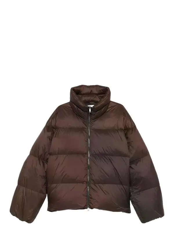 Studio Nicholson Massey Funnel Neck Jacket - Brown