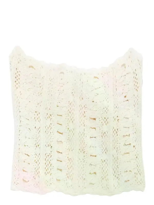 Oscar De La Renta Knitted Tank Top - Neutrals
