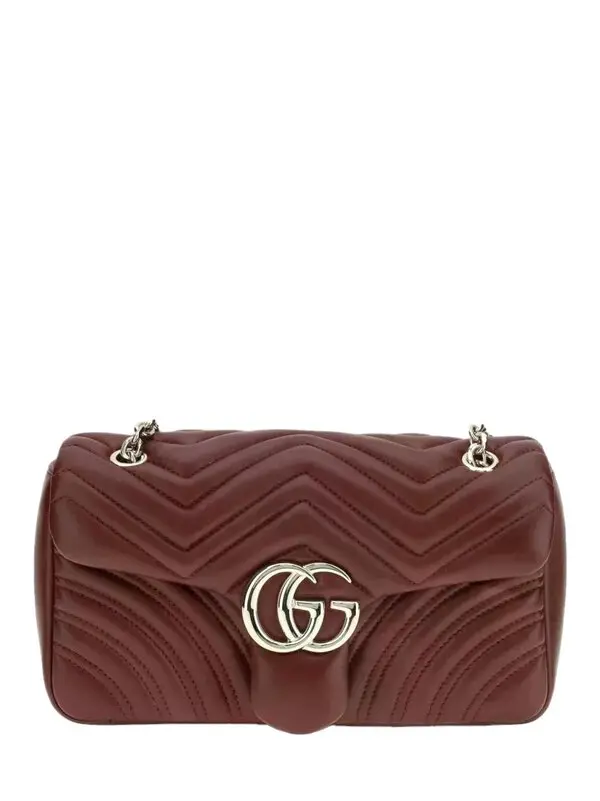 Gucci Gg Marmont Shoulder Bag - Red