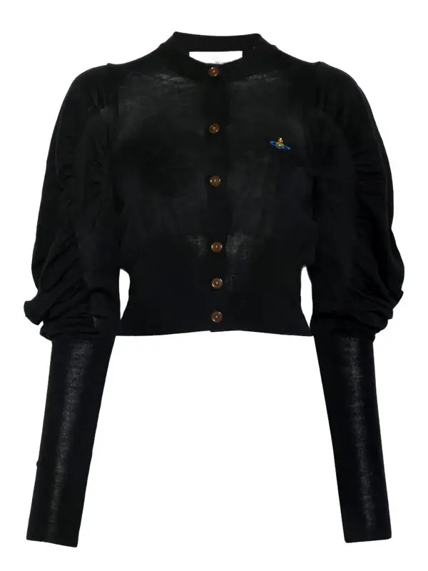 VIVIENNE WESTWOOD Eli Button Orb Cardigan - Black