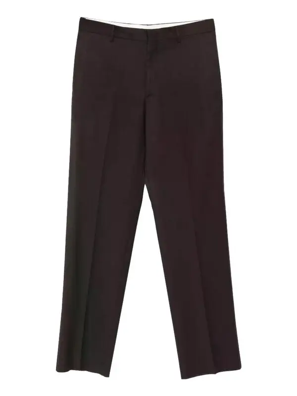 Tagliatore Pressed-crease Trousers - Brown