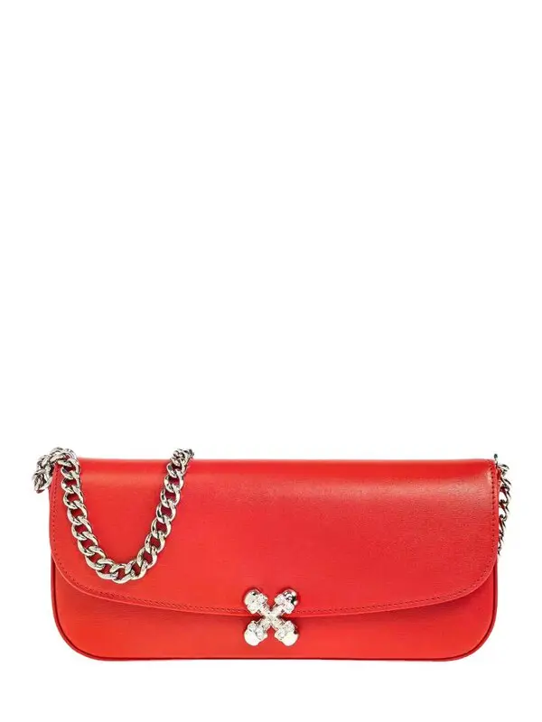 Alexander McQueen Leather Shoulder Bag - Red