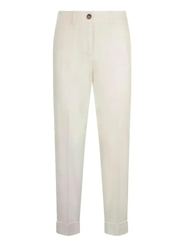 Peserico Cuffed Trousers - Neutrals