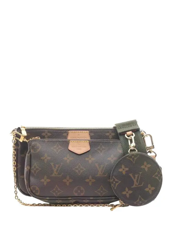 LOUIS VUITTON Monogram Multi Pochette Accessoires Satchel 2021-2025 - Brown