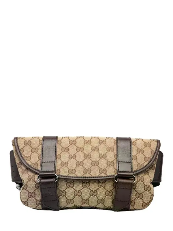 Gucci Gg Canvas Belt Bag - Brown