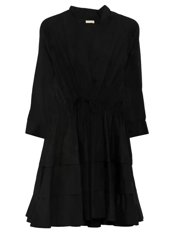 Alaïa 2010s Cotton Midi Dress - Black