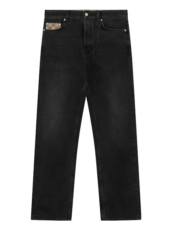 Gucci Délavé Jeans - Black