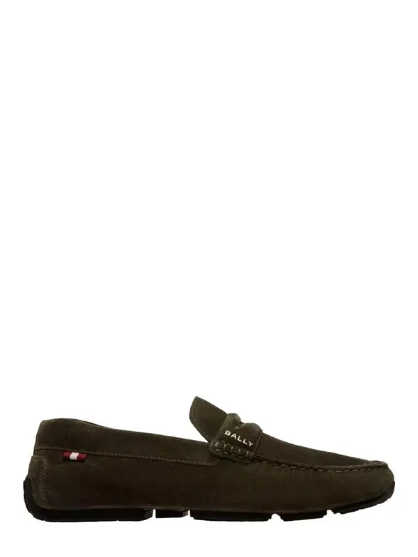 Bally Suede Loafers - Green