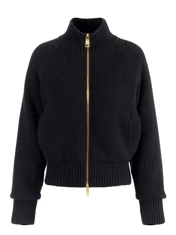 Elisabetta Franchi Tricot Jacket - Black