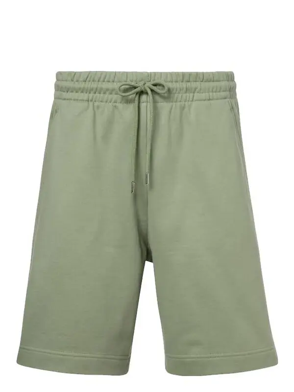 Dries Van Noten Cotton Jersey Shorts - Green
