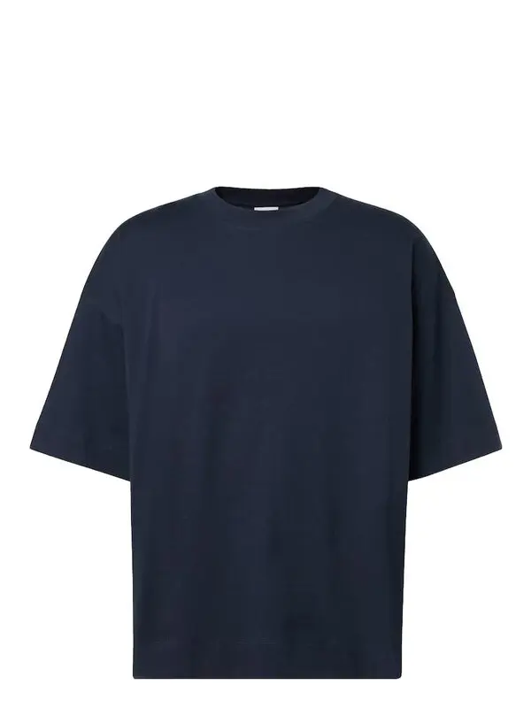 Dries Van Noten Oversized Cotton Jersey T-shirt - Blue