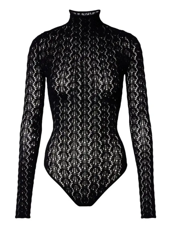 Alaïa Jersey Bodysuit - Black
