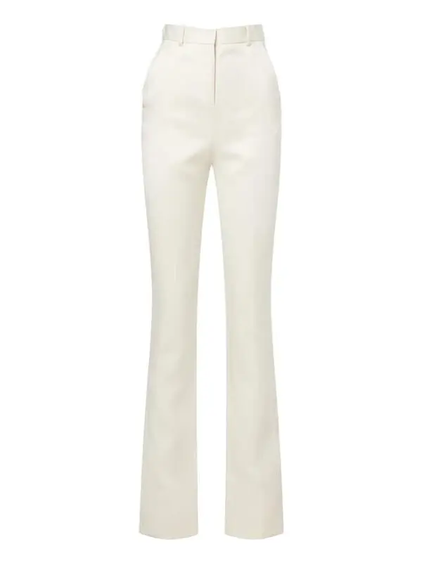 Calvin Klein Lucia High-rise Slim Pants - White
