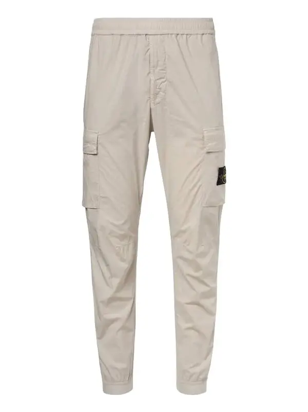 Stone Island Cotton-blend Cargo Pants - Grey
