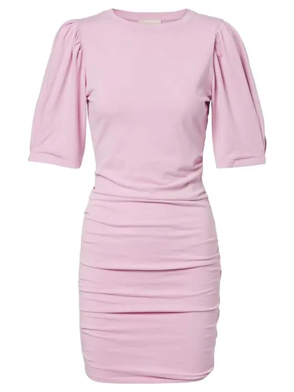 Isabel Marant Mylda Draped Mini Dress - Pink