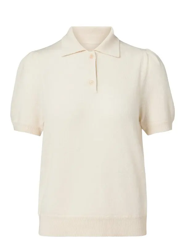 Jardin Des Orangers Cashmere Polo Sweater - Beige