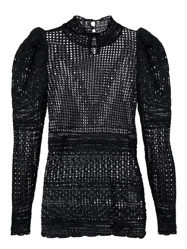 Isabel Marant Étoile Dahara Open-knit Sweater - Black