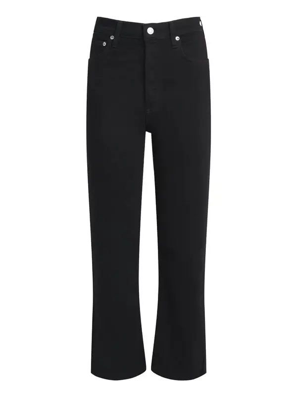 AGOLDE 90s Pinch Waist Cropped Jeans - Black