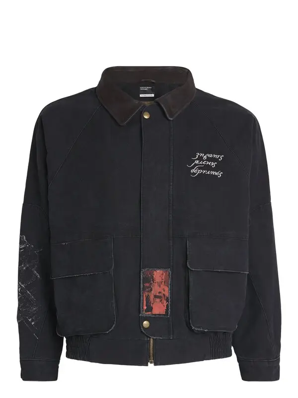 Enfants Riches Déprimés Cotton Constructivist Hunting Jacket - Black