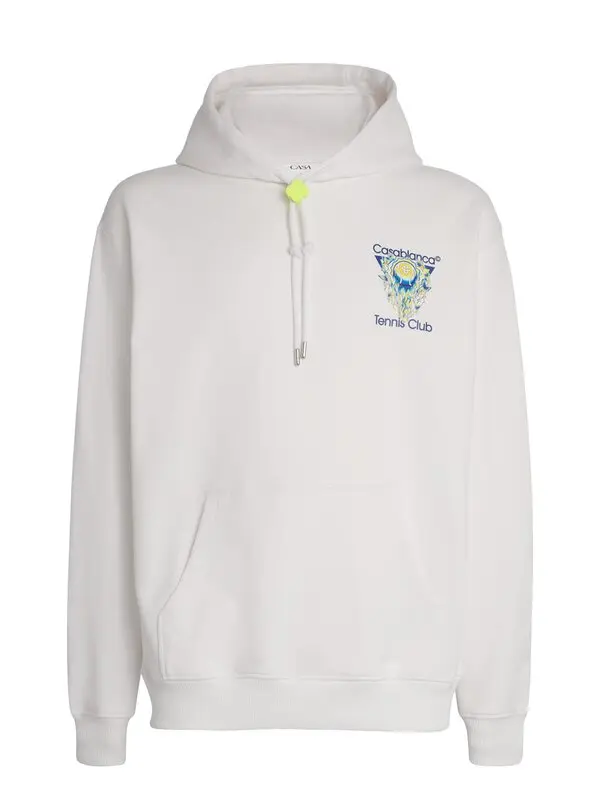 Casablanca Tennis Club Icon Sweatshirt - White