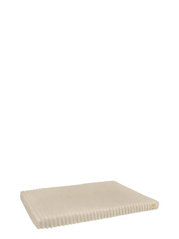 LOOTY Medium Organic Orthopaedic Dog Mattress - Beige