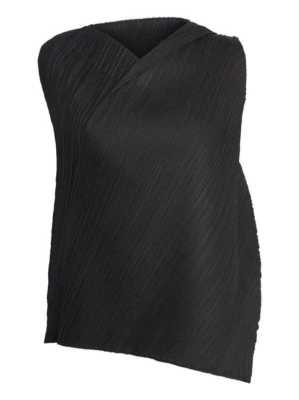 Issey Miyake Swing Sleeveless Top - Black