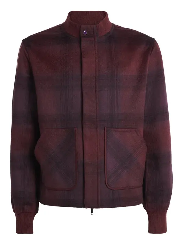 GOD'S TRUE CASHMERE Cashmere Gratitude Jacket - Burgundy