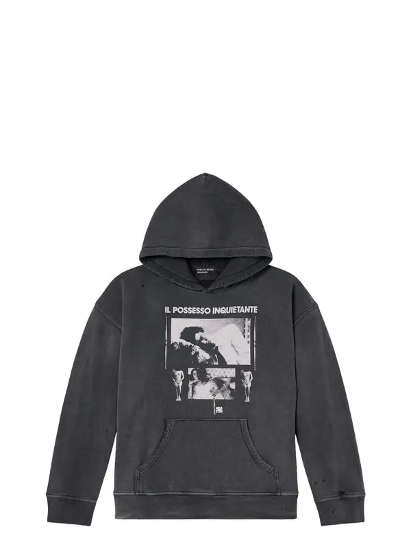 Enfants Riches Déprimés Il Possesso Printed Hoodie - Black