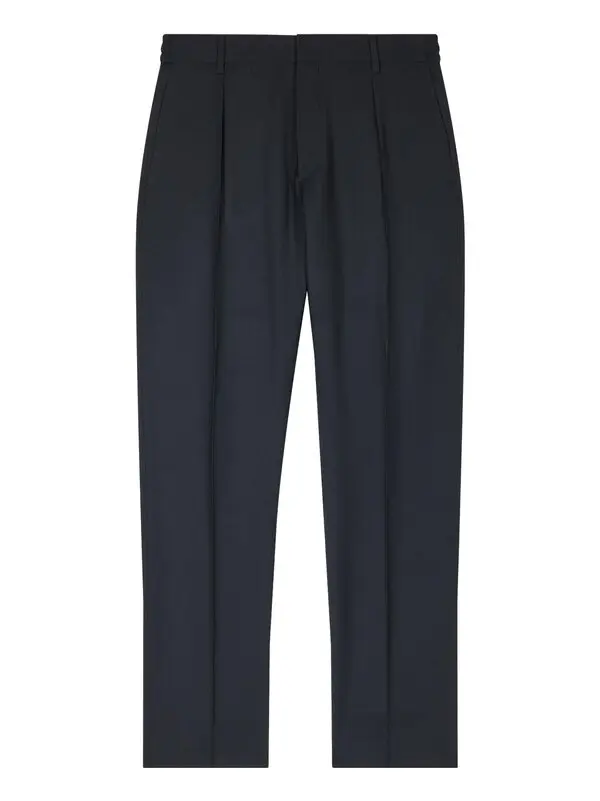Paul Smith Bi-stretch Wool Trousers - Blue