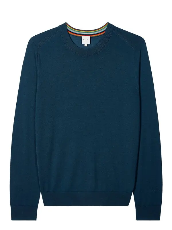 Paul Smith Merino Wool Sweater - Blue