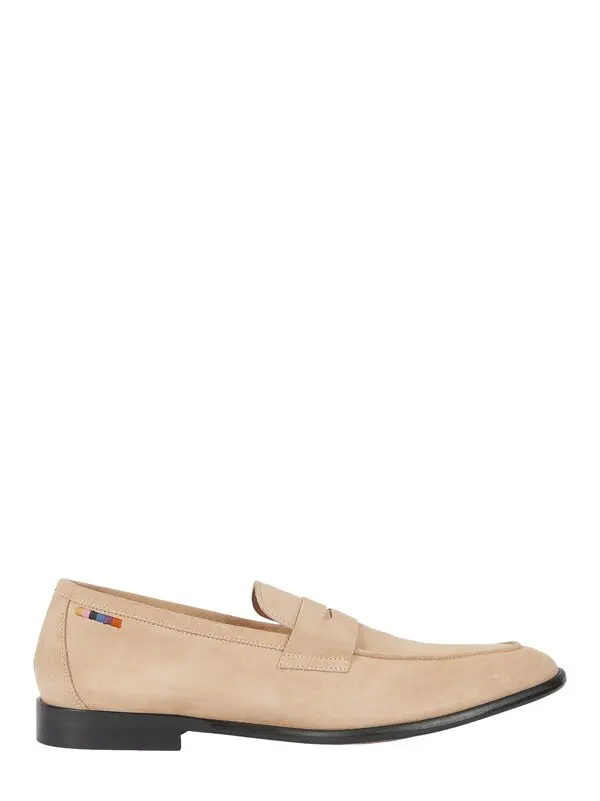 Paul Smith Suede Figino Loafers - White