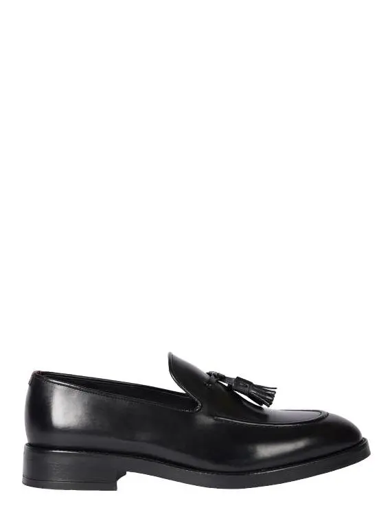Paul Smith Leather Tassel Loafers - Black