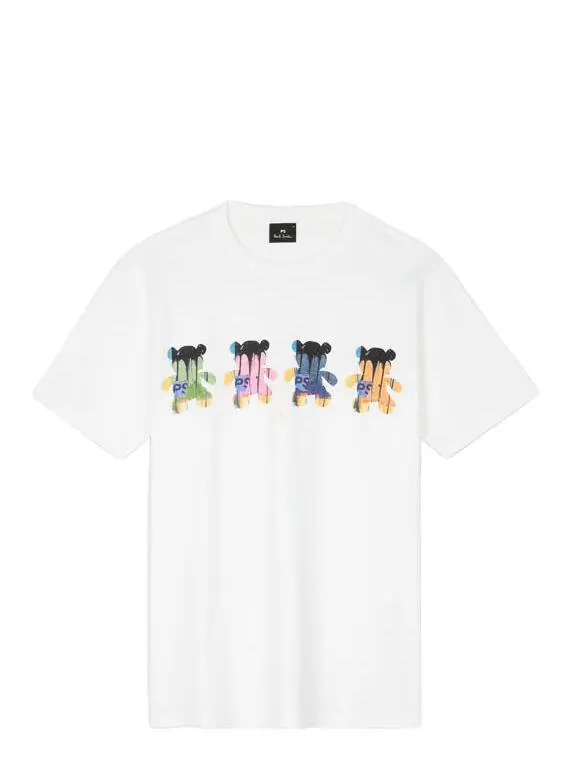 Paul Smith Teddy Bear' Print T-shirt - White