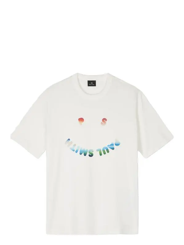 Paul Smith Happy Gradient' Print T-shirt - White