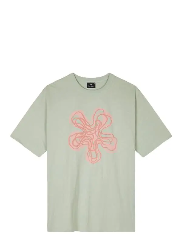 Paul Smith Organic Cotton 'yukka' T-shirt - Green