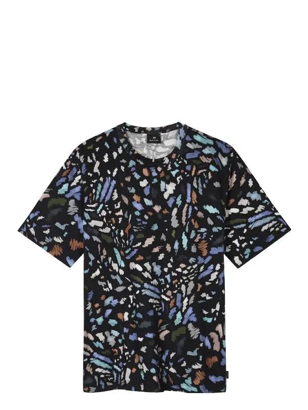 Paul Smith Doodle' Print T-shirt - Black