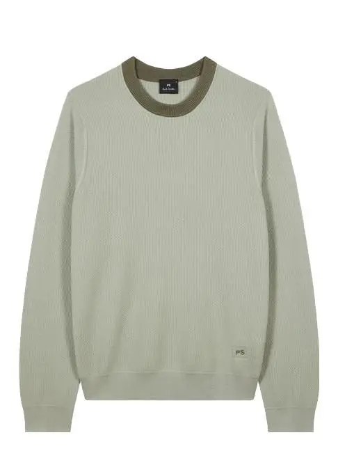 Paul Smith Organic Cotton Crewneck Sweater - Green