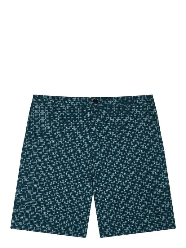 Paul Smith Jacquard Textured Shorts - Blue
