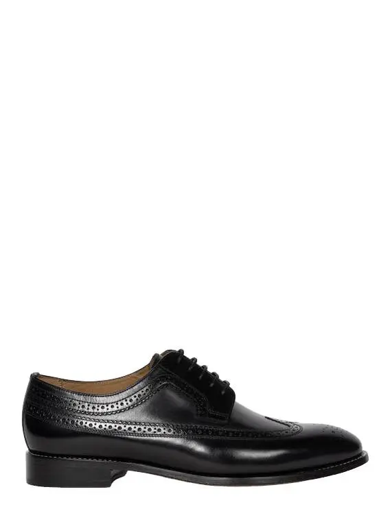 Paul Smith Leather 'collins' Derby Shoes - Black